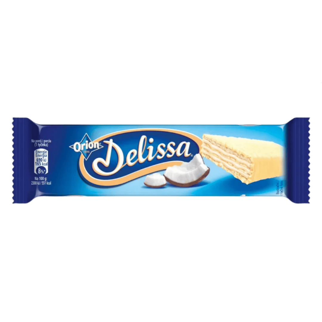 Orion Delissa Coconut Wafer White Coating 30g | Czechia Food – CzechiaFood