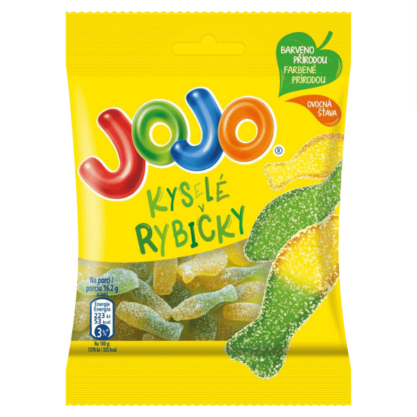 Jojo Sour Fish Gummies 80 g / 2.82 oz | CzechiaFood