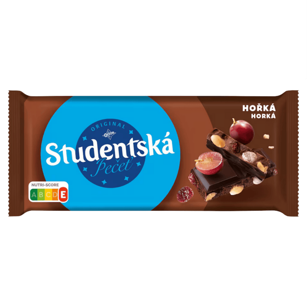 Orion Studentska Pecet Dark A Bold & Crunchy Chocolate | Czechia Food ...