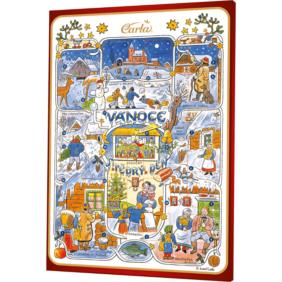 Carla Advent Calendar Adventni kalendar 24 okenek | CzechiaFood