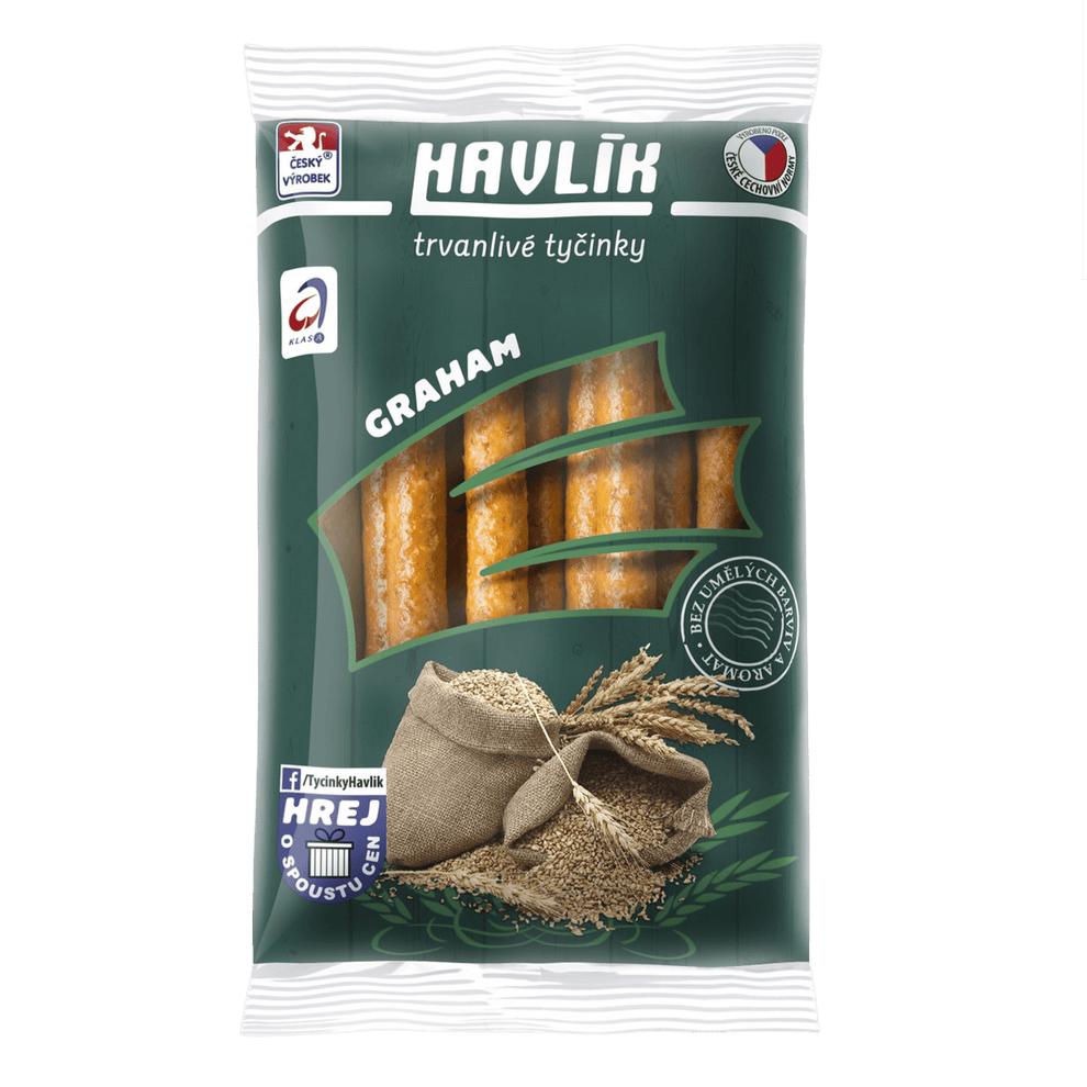 Havlík Graham Sticks – Wholegrain & Savory Snack | Czechia Food ...