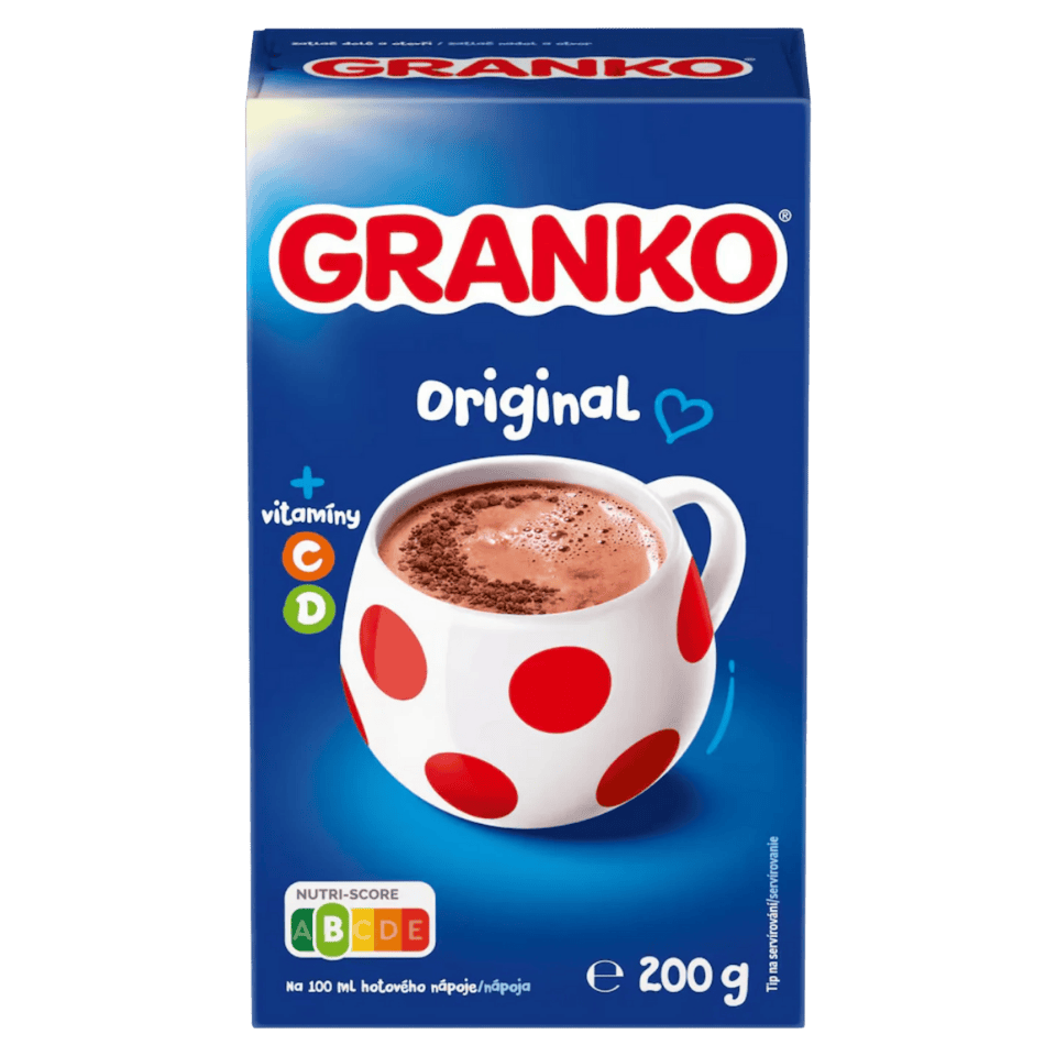 GRANKO Original – Instant Cocoa Drink with Vitamins 200 g / 7.05 oz ...