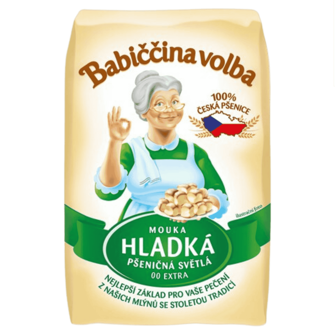 Babiččina Volba Plain Wheat Flour – 1kg | Czechia Food – CzechiaFood