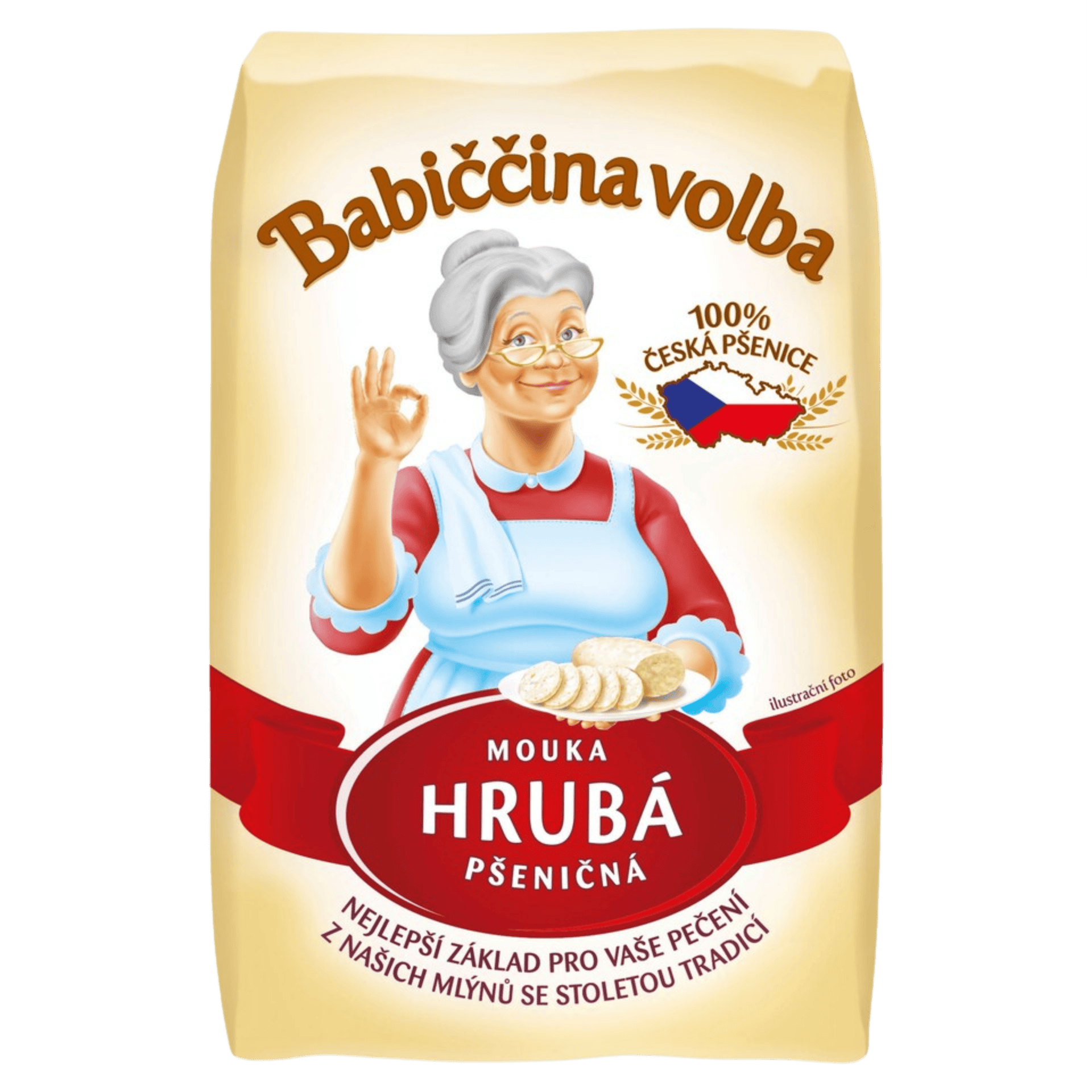 Babiččina Volba Coarse Wheat Flour Baking Tradition | Czechia Food ...