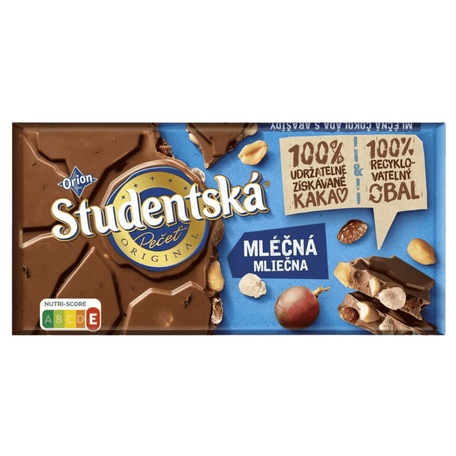 Czech Chocolate – Studentská Pečeť, Orion & More | CzechiaFood